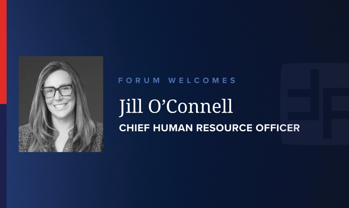 Veteran HR Leader Jill O’Connell Joins Forum as Chief Human Resource ...